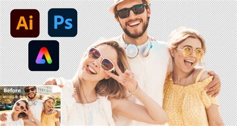 How To Remove Background In Illustratoradobe Expressphotoshop 2024