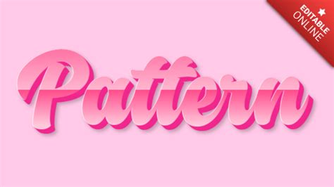 Pattern Text Effect Generator Pattern Text Effect Generator