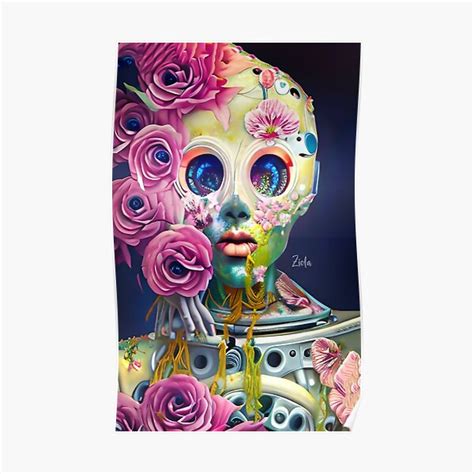 Robot Art Love Robots Poster For Sale By Ziolarosa Redbubble