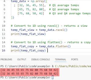 Reshape An Array In Python Using The NumPy Library