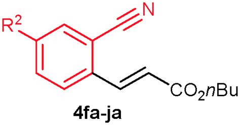Ruthenium Catalyzed Ortho Alkenylation Of Aromatic Nitriles With Activated Alkenes Via C H Bond