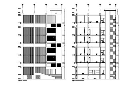 Apartment Section Drawing Download Now Cadbull