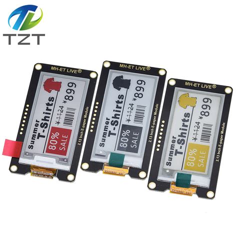 Diy 213 213 Inch Mô đun E Paper E Ink Eink Màn Hình Hiển Thị Spi Hỗ Trợ Cho Arduino Uno Stm32