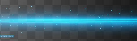 추상적 인 파란색 레이저 빔 검은 색 배경에 투명 하게 격리 벡터 일러스트레이션조명 효과투광등 지향성 0명에 대한 스톡 벡터 아트 및 기타 이미지 Istock