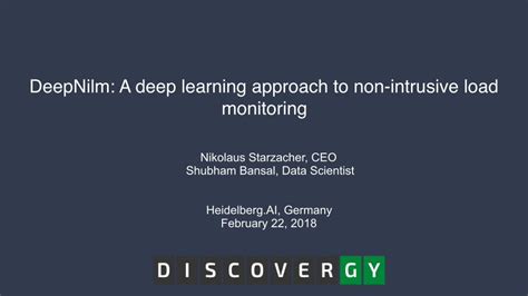 Pdf Deepnilm A Deep Learning Approach To Non Intrusive Load · Discovergy In A Nutshell