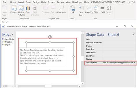Multi Line Text In Visio Shape Data BVisual Multi Line Text In Visio Shape Data BVisual