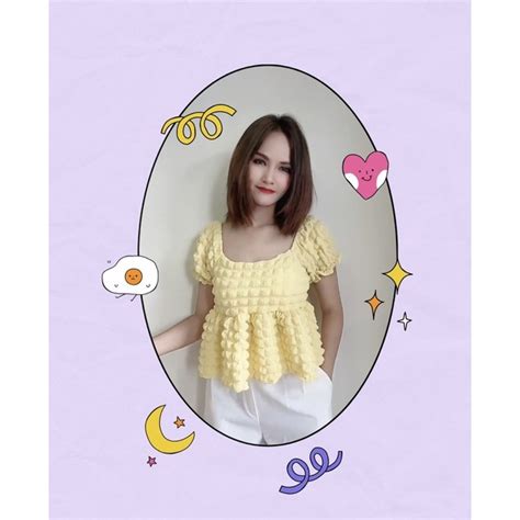 มือสองเสื้อผ้าแมงกะพรุนนุ่มนิ่มนุ๊บนิ๊บน่ารักๆสีเหลืองพาสเทลพาสใจ Shopee Thailand