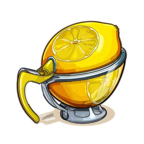 Premium Vector Lemon Squeezer Vector On White Background