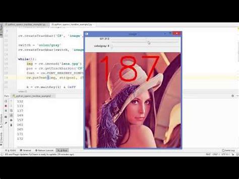 OpenCV Python Tutorial For Beginners How To Bind Trackbar To OpenCV Windows PC TIPS ONE
