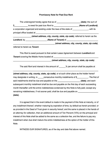 Late Rent Payment Agreement Form With Sample Delinquent Fill Out And