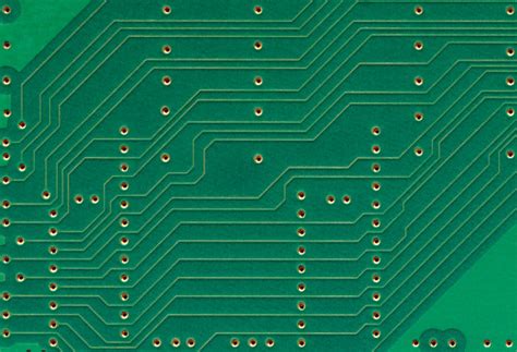 인쇄 회로 기판 수평 패턴 천연 녹색 질감 전자 부품 Pcb 플레이트 플랫 레이 매크로 근접 촬영 동일 평면 마이크로 스트립 및
