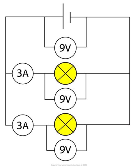 Aqa Gcse Parallel Circuit Calculations Science Worksheets