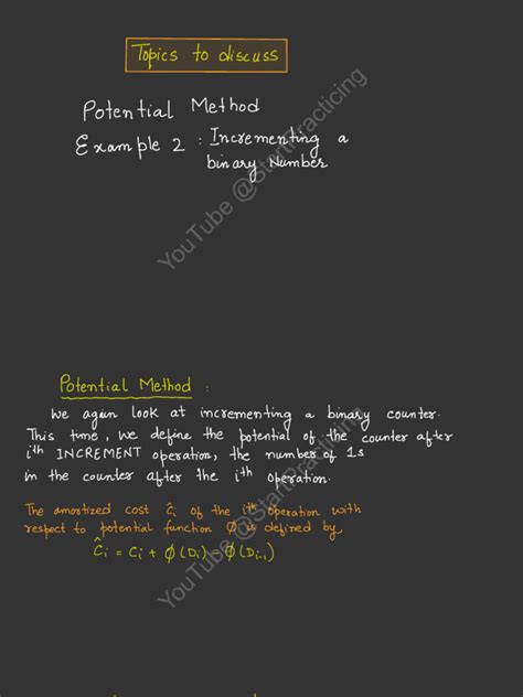 7 Potential Method Incrementing Binary Number Pdf