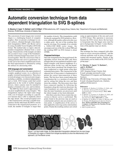 Pdf Automatic Conversion Technique From Data Dependent Triangulation