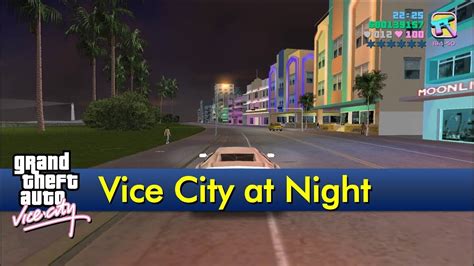 Vice City At Night The Gtavice City Tourist Youtube