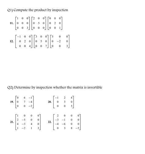 Solved Q1 ﻿compute The Product By