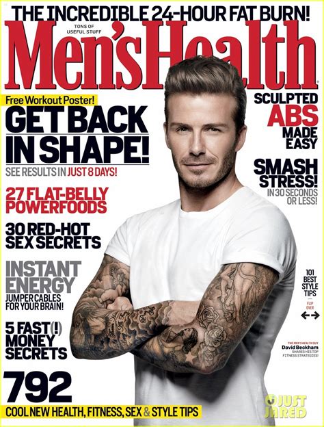David Beckham Covers Mens Health March 2012 Photo 2626315 David