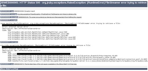Ruby On Rails 3 Streaming Data And Catching Exception Stack Overflow