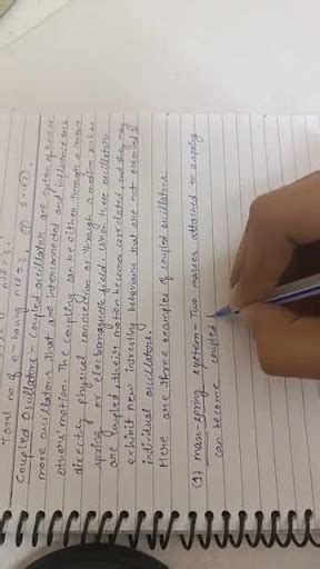 What Are Coupled Oscillators Give Three Examples And Explain If The Nat