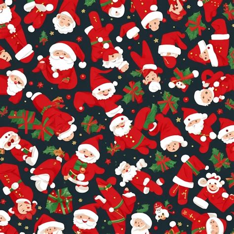 Premium Photo Christmas Pattern Premium Photo Christmas Pattern