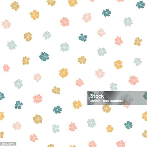 아네모네 또는 윈드 플라워 양귀비 꽃 배경입니다 파스텔 색상의 손으로 그린 요소와 꽃 벡터 원활한 패턴 0명에 대한 스톡 벡터 아트 및 기타 이미지 Istock