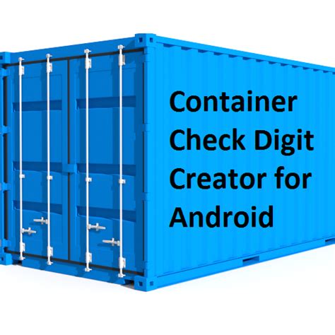 Container Check Digit Creator App On Amazon Appstore