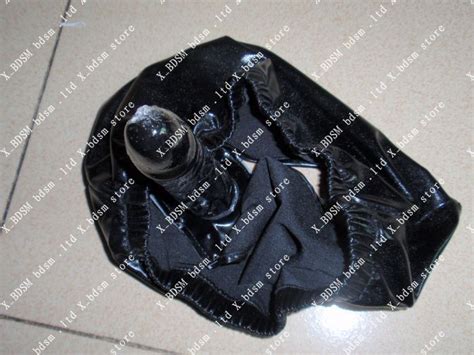 Black Dildo Panties With Soft Dildo Inside Rubberized Dildo Panty Pants Shorts Penis Panties