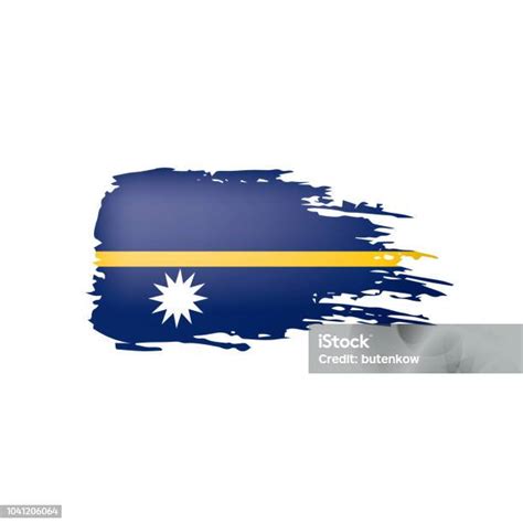 나우루 플래그 흰색 배경에 벡터 일러스트 레이 션 0명에 대한 스톡 벡터 아트 및 기타 이미지 0명 3차원 형태 기 Istock
