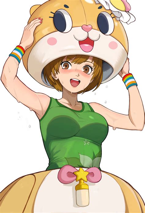 Satonaka Chie And Chiitan Persona And 2 More Drawn By Neggoartz Danbooru
