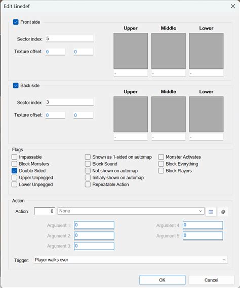 Why Does The Edit Linedef Tab Look Like This Editing Questions Doomworld