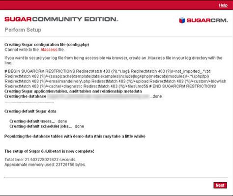 Installing SugarCRM The Install Process Pro Media Publishing