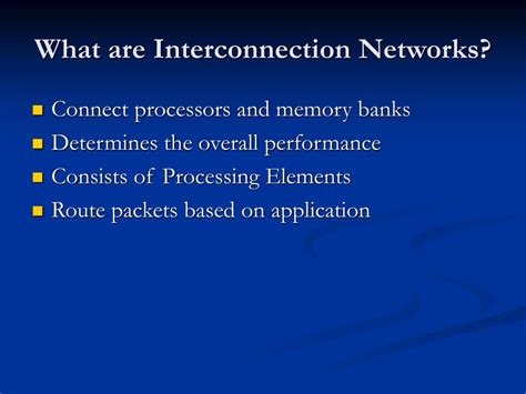 Ppt Interconnection Networks Powerpoint Presentation Free Download Id 3739789