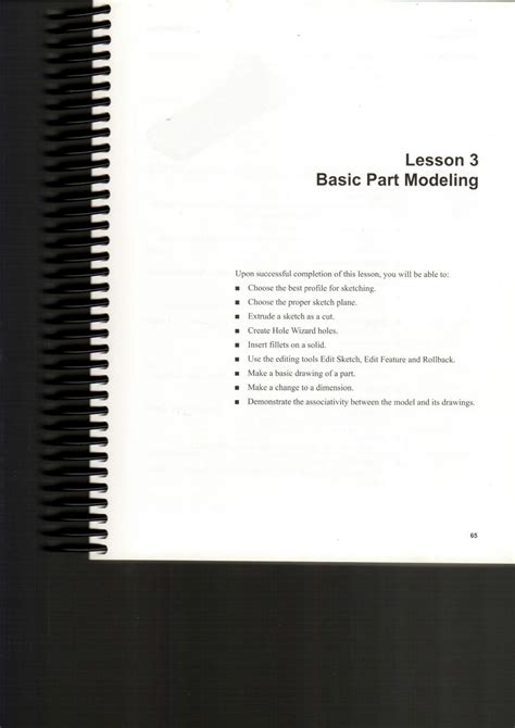 SOLUTION Lesson Basic Part Modeling Solidworks Studypool