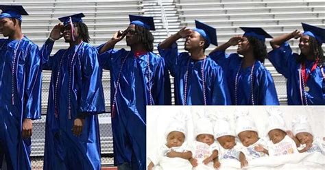 The First Surviving Black Sextuplets Are Now High School Graduates