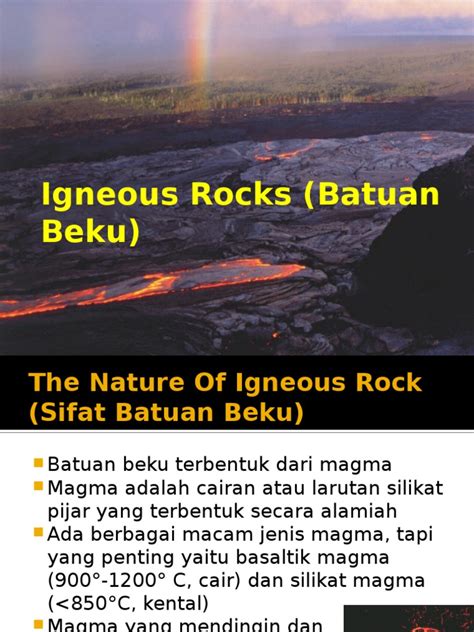 Pdf Igneous Rocks Batuan Beku Dokumen Tips