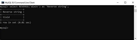 Learn Mysql Mysql String Functions