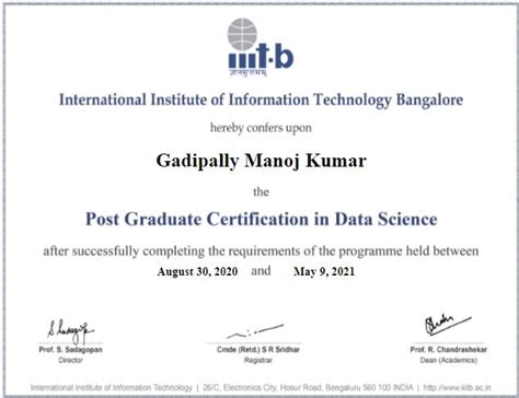 Manoj Kumar Gadipally On Linkedin Datascience Ai Machinelearning 15 Comments