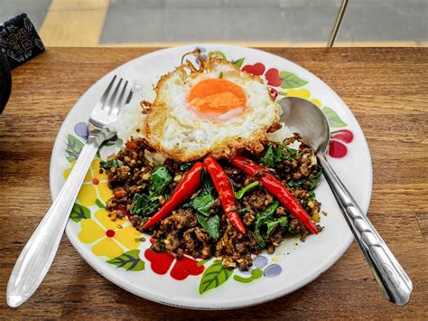 What Is Pad Krapow The Famous Burgers And Fries Of Thailand