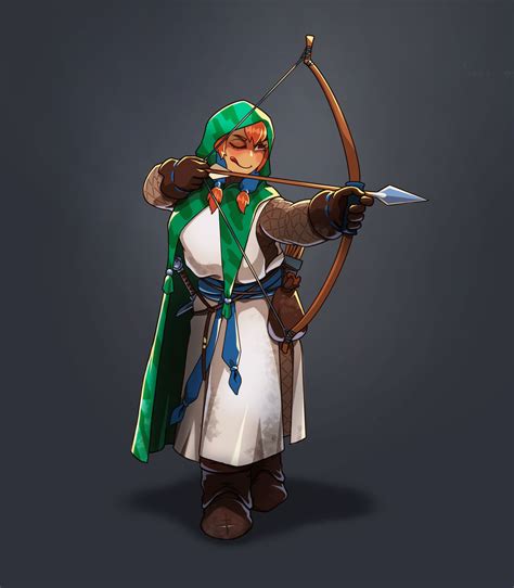 Dwarf Ranger By Aknifeear On Deviantart