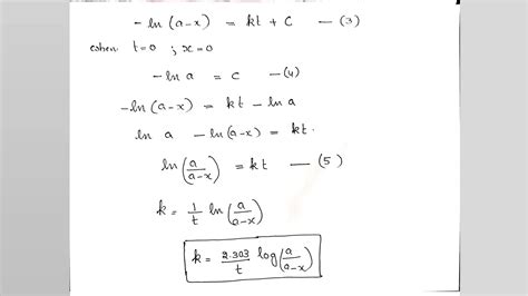 Chemical Kinetics First Order Reaction Pdf