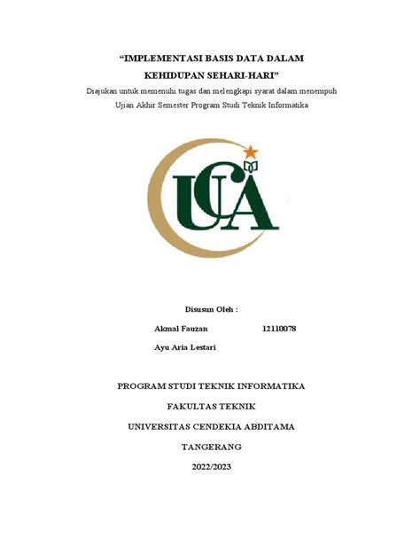 Implementasi Basis Data Pdf