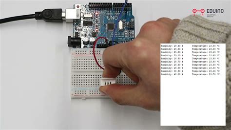 에듀이노 아두이노 고정밀 온습도 온도 습도 센서 Dht 22 모듈 Youtube