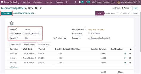 How To Configure Work Order Dependencies In Odoo 16