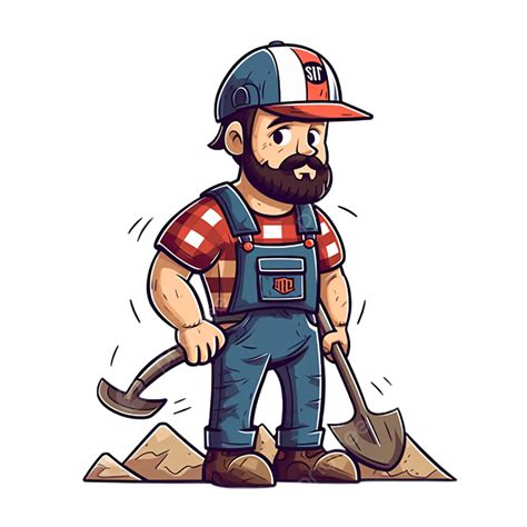 작업자 빨간색 만화 만화 작업원 노동자 Png 일러스트 및 이미지 에 대한 무료 다운로드 Pngtree