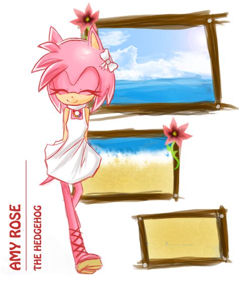 Summer Amy Rose By S Und Fh L On Deviantart