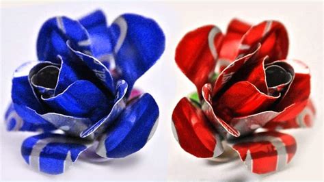 How To Recycle A Coke Can Into A DIY Rose DIY Joy