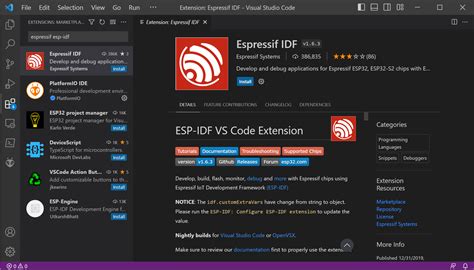 การใชงาน VS Code IDE Espresssif IDF Extension สำหรบ Windows IoT Engineering Education