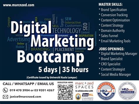 Marc And Zed Training And Development On Linkedin Digitalmarketing Bootcamp