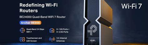 Tp Link Archer Be Quad Band Be Wifi Router Stream Gbps G G