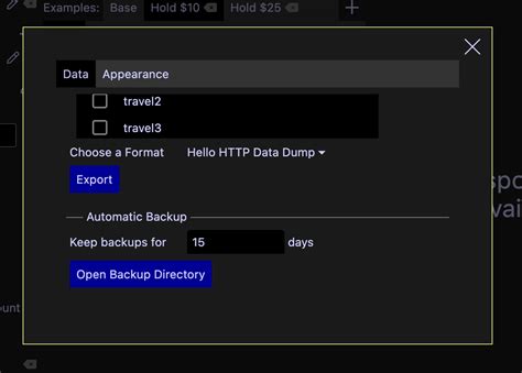 Automatic Backups